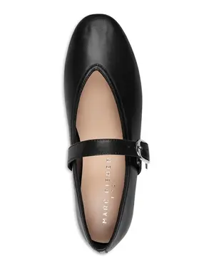 MARC FISHER LTD. Godea Leather Flats - Black