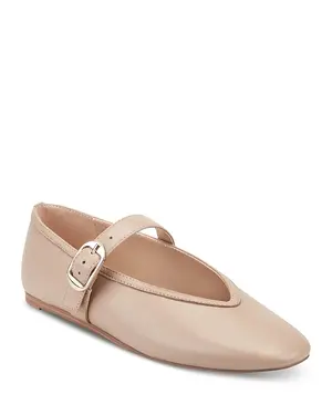 MARC FISHER LTD. Godea Ballerina Flats - Light Natural