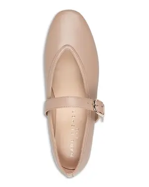 MARC FISHER LTD. Godea Ballerina Flats - Light Natural