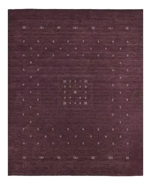 TIMELESS RUG DESIGNS Gabbeh Simi Area Rug 4'0x6'0 - Eggplant
