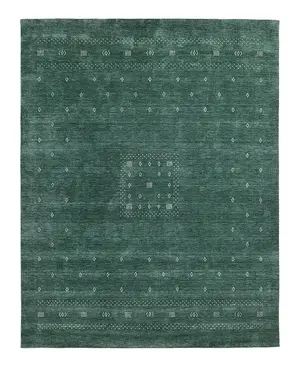 TIMELESS RUG DESIGNS Gabbeh Simi Area Rug 4'0x6'0 - Green
