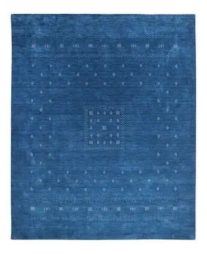 TIMELESS RUG DESIGNS Gabbeh Simi Area Rug 4'0x6'0 Navy