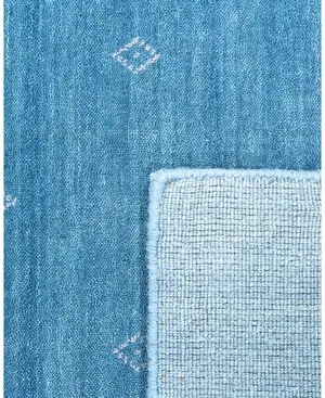TIMELESS RUG DESIGNS Gabbeh Simi Area Rug 4'0x6'0 - Sapphire