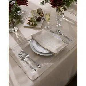 PRATESI Impero Oblong Tablecloth, 70 X 144 - Beige