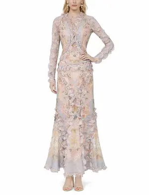 Zimmermann Rebellion Long Dress - Multicolour
