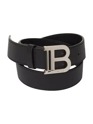 Balmain Belt With Logo - Black