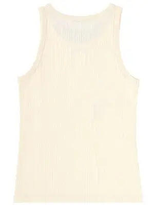 Marni Tank Top With Logo - Beige