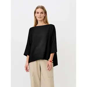 MASAI COPENHAGEN 3/4 Sleeve Blouse - Black