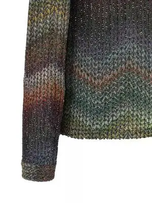 Missoni Sequin Zigzag Shirt - Grey