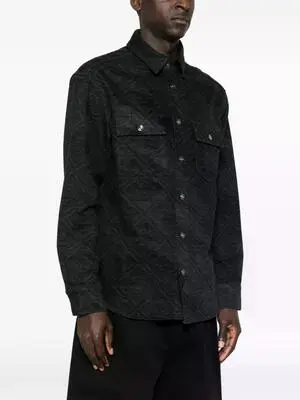 Casablanca Monogram Denim Shirt