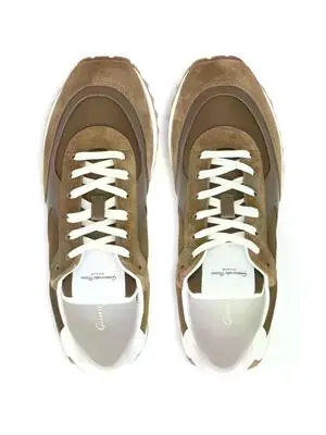 GIANVITO ROSSI Gravel Suede Sneakers - Brown