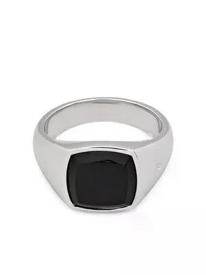 Tom Wood Onyx Signet Ring - Black