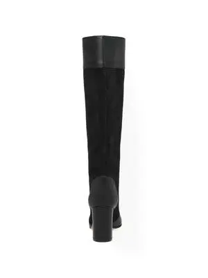 GIANVITO ROSSI Sheffield Panelled Knee-high Boots - Black