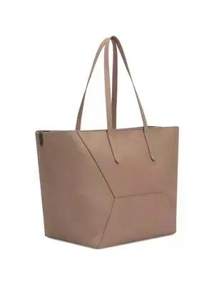 Brunello Cucinelli Two-tone Panelled Tote Bag - Neutrals