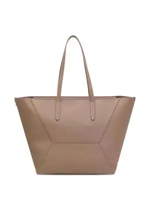 Brunello Cucinelli Two-tone Panelled Tote Bag - Neutrals