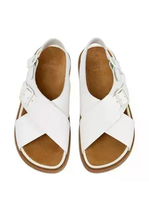 Camper Lluc Buckled Sandals - White