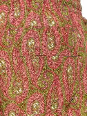 Etro Paisley-print Swim Shorts - Pink