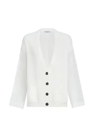 Women's Brunello Cucinelli White Cardigans