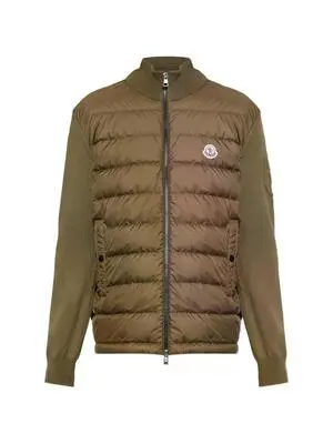 Moncler Zip-up Padded-front Cardigan