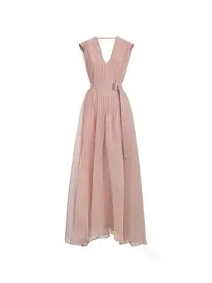 Brunello Cucinelli Pleated Evening Dresses