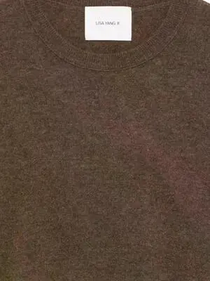 LISA YANG Genevra Short-sleeve Top - Brown
