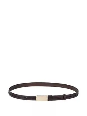 Brunello Cucinelli Box-frame Calf Leather Belt - Brown