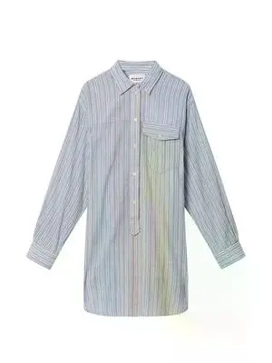 MARANT ETOILE Loriane Striped Mini Dress