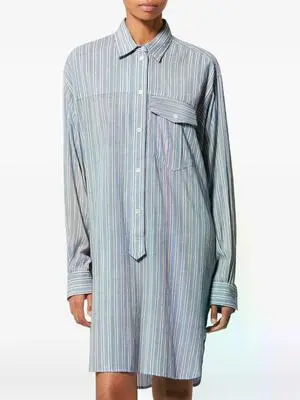 MARANT ETOILE Loriane Striped Mini Dress