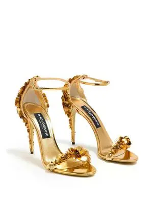 Dolce & Gabbana Sequin-embellished Stiletto Sandals