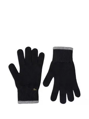 MOORER Easton Ribbed Gloves - Black