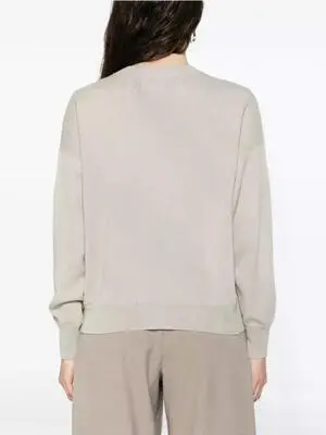 Peserico V-neck Top With Embroidered Detail