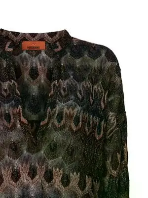 Missoni Textured Knit Blouse - Black