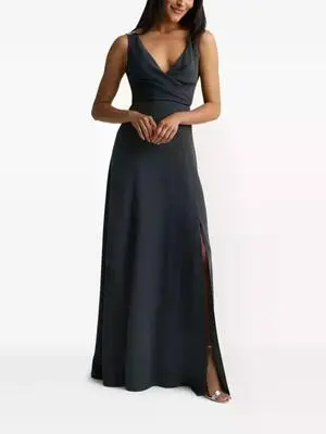 St. John V-neck Maxi Dress
