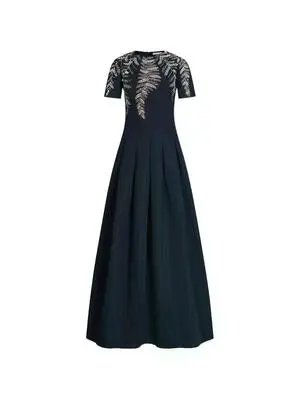 Oscar De La Renta Round Neck Evening Dresses