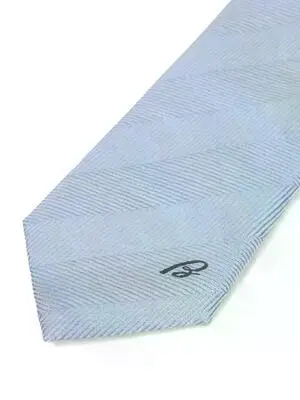 Brioni Herringbone Silk Tie