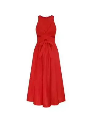Zimmermann Patience Cut-out Dress - Red