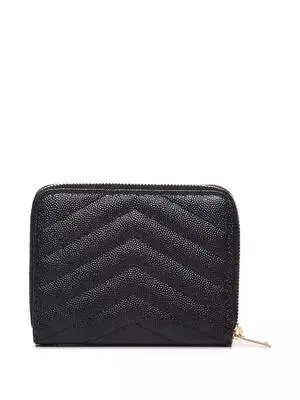 Saint Laurent Chevron Logo Wallet