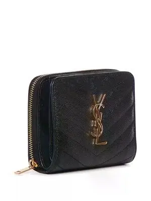 Saint Laurent Chevron Logo Wallet
