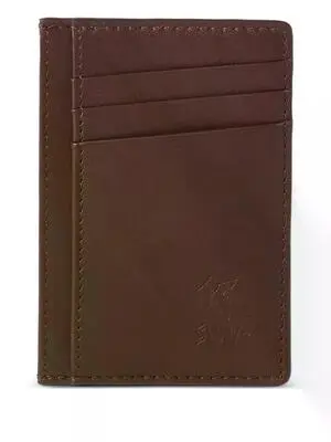 Brunello Cucinelli Leather Card Holder - Brown