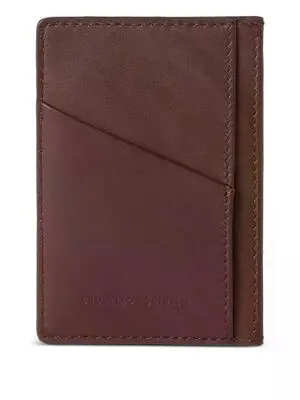 Brunello Cucinelli Leather Card Holder - Brown