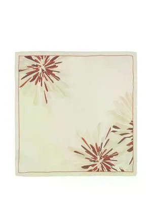 Brunello Cucinelli Floral-print Scarf - Neutrals