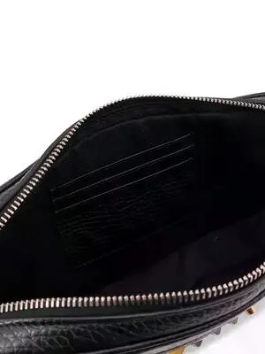 Valentino Garavani Studded Zip-closure Clutch Bag - Black