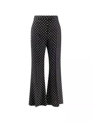 Valentino Garavani Polka-dot Flared Trousers