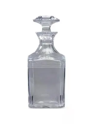 Thom Browne 4-bar Crystal Whiskey Carafe - White