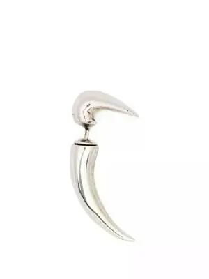 LEONARDO VALENTINI Horn Earrings - Silver