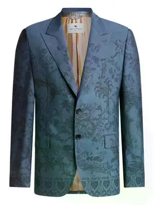 Etro Jacquard Wool Blazer