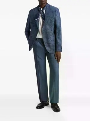 Etro Jacquard Wool Blazer