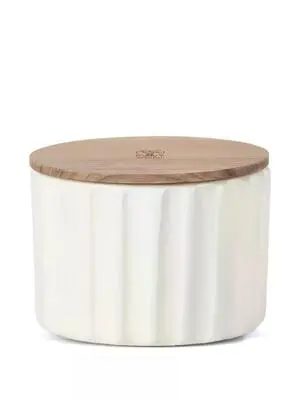 Brunello Cucinelli Ridged Ceramic Scented Candle - White
