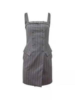 FLEUR DU MAL Maxwell Mini Dress - Grey