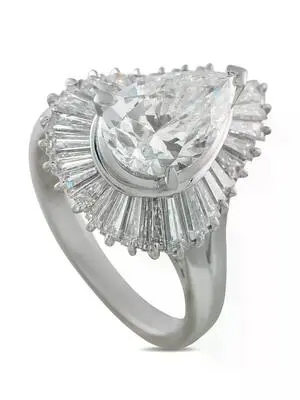 LB EXCLUSIVE Platinum And Diamond Ring